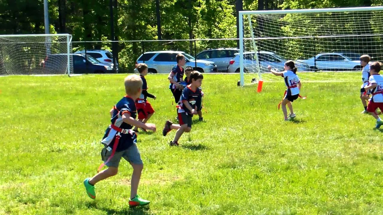 Nathan Flag Football Touchdown - YouTube