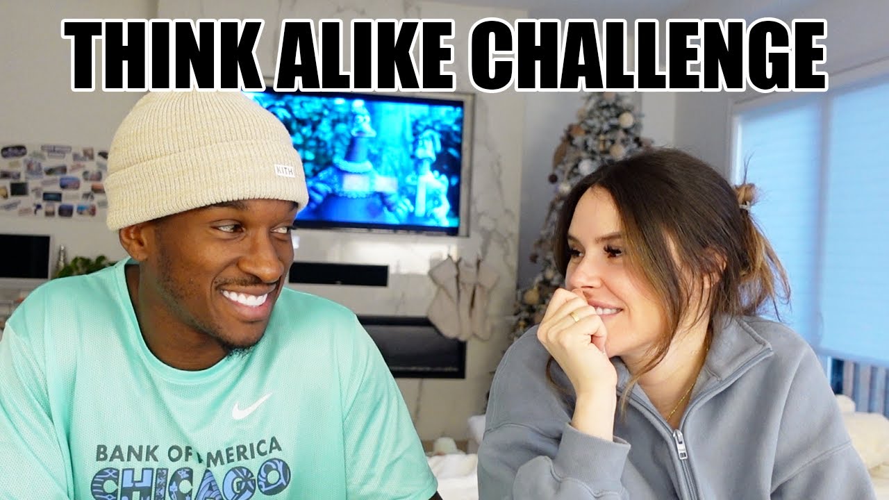 WE DID THE "THINK ALIKE CHALLENGE" - YouTube