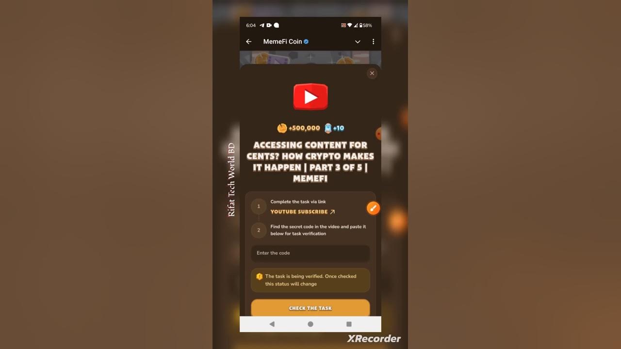 Accessing Content for Cents How Crypto Makes It Happen Part 3 of 5 MemeFi #airdrop #crypto # ...