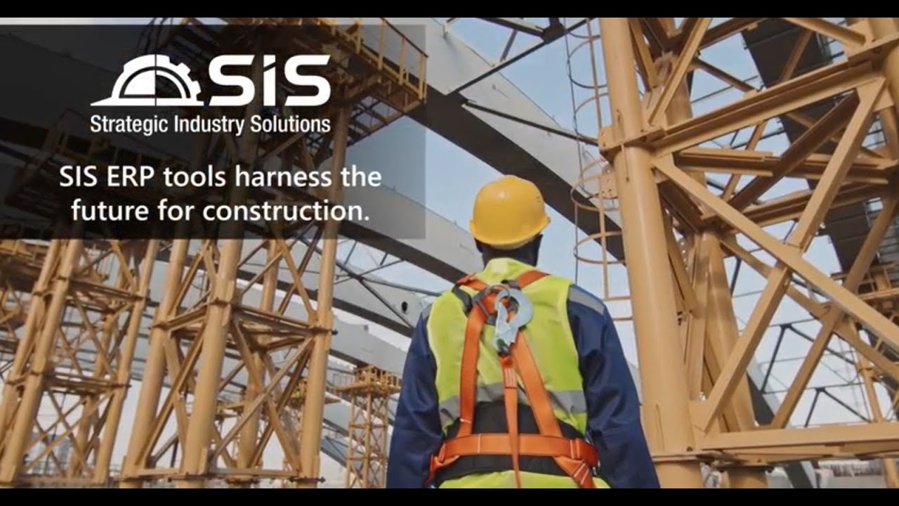 SIS ERP Tools Harness the future for construction - YouTube