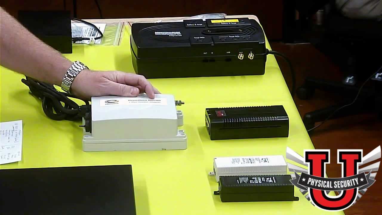 PSU-305 Power Considerations for Physical Security Projects - YouTube