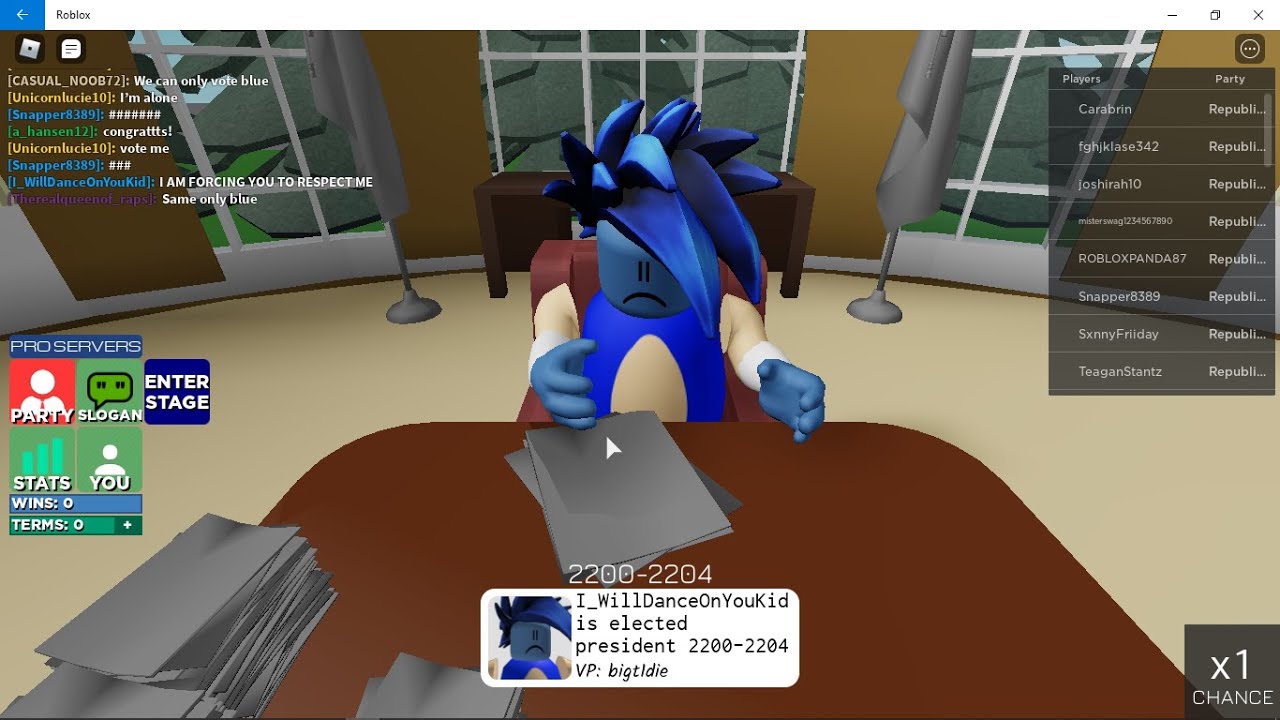 will i be the new president (roblox election simulater) - YouTube