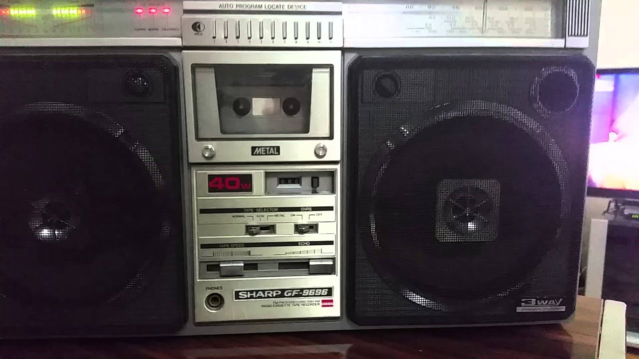 SHARP GF-9696 BOOMBOX FROM TURKEY - YouTube