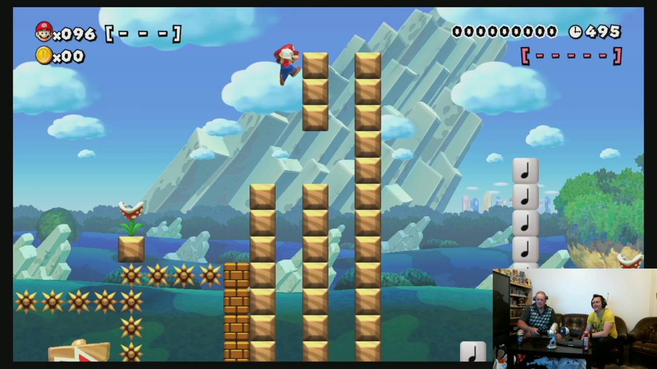 2Up-Co-Op take on Mario Maker! Part 1 - YouTube