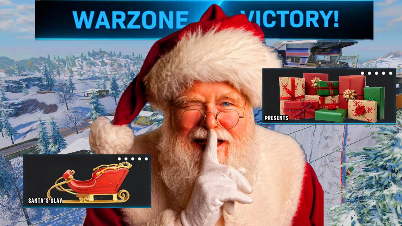 I became SANTA in Warzone! - YouTube