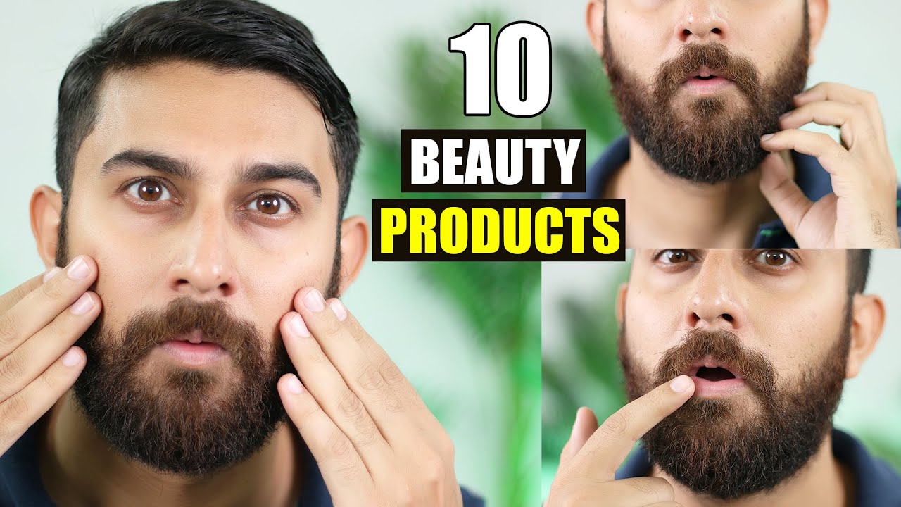 Top 10 BEAUTY PRODUCTS FOR MEN | Look More Handsome - YouTube