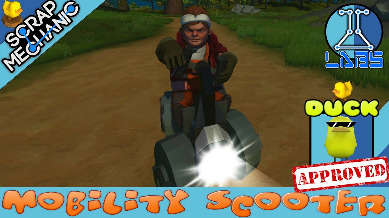 Scrap Mechanic - Mobility Scooter - YouTube