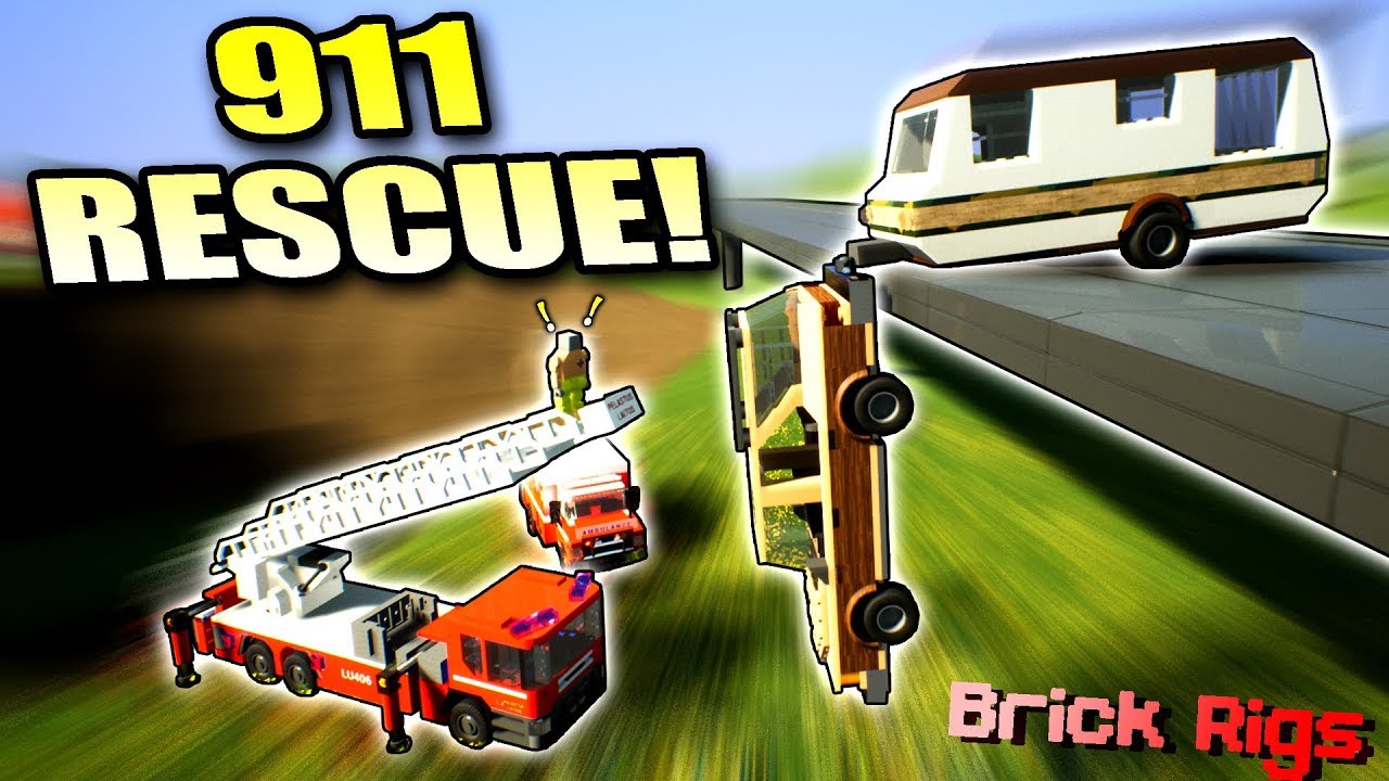 HILARIOUS EMERGENCY RESCUE with BOB and BOB! - Brick Rigs Multiplayer ...