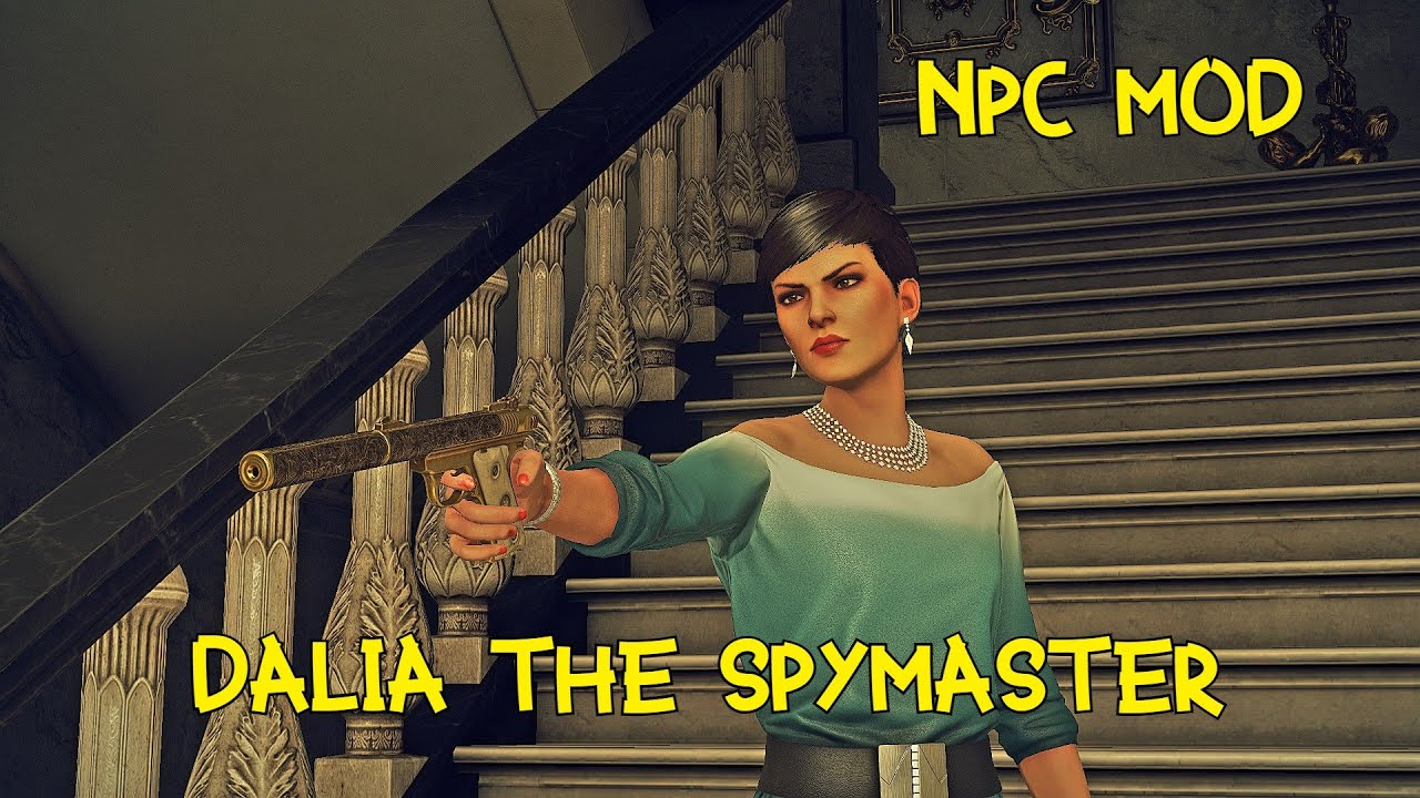 Dalia The Spymaster (NPC MOD Dalia Margolis) | HITMAN 2 - YouTube