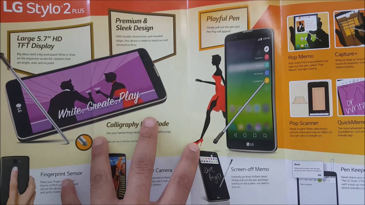 LG Stylo 2 plus Soon coming to --metro pcs---with fingerprint sensor ...