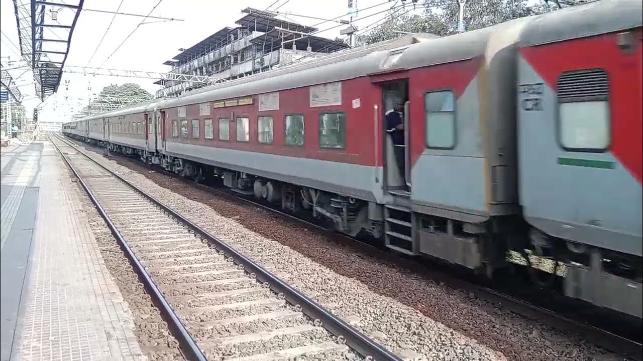 12162 Up Agra Cantt - LTT Lashkar SF Express Passing Dombivli - YouTube