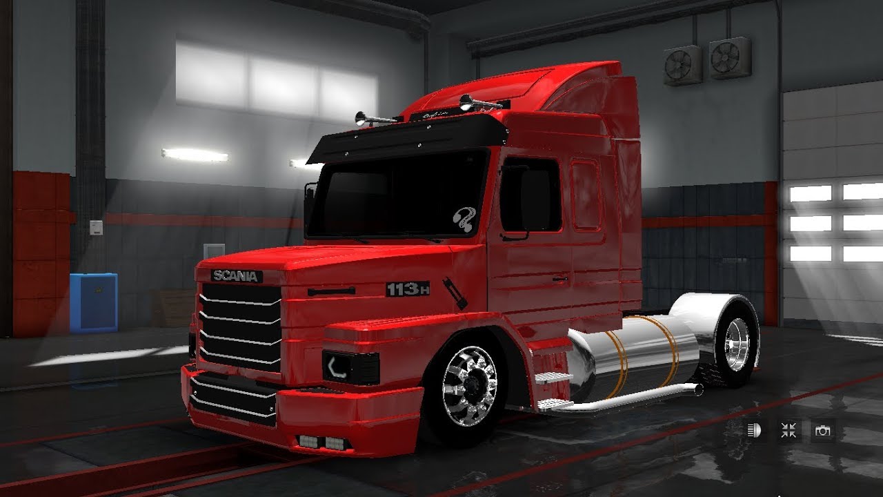 scania 113 mod top - v1.30 e v1.31 - YouTube