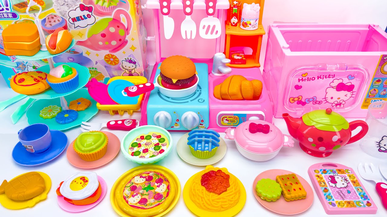 20 Minutes Satisfying With Unboxing Hello Kitty Kitchen Toys, Cute ...