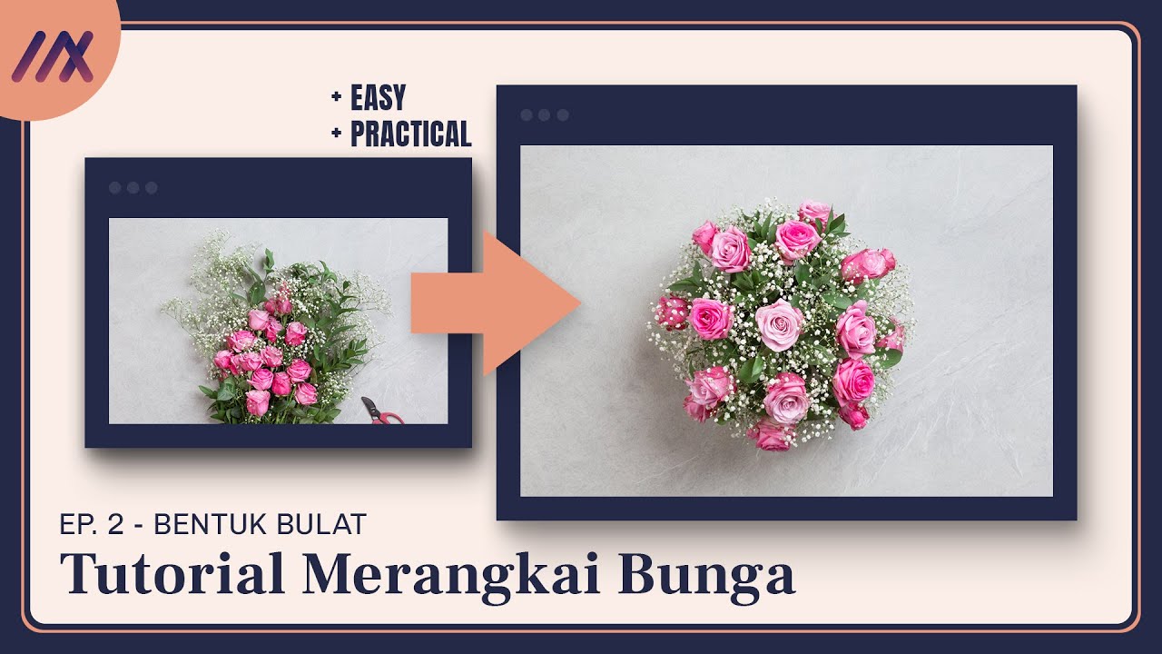 Tutorial Merangkai Bunga Dasar (Bulat) – Flower Fever Ep. 2 - YouTube