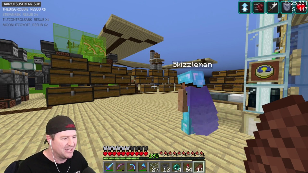 01/23/2020 - Skyblock In Minecraft 1.15 w/ Skizzleman! (Stream Replay ...