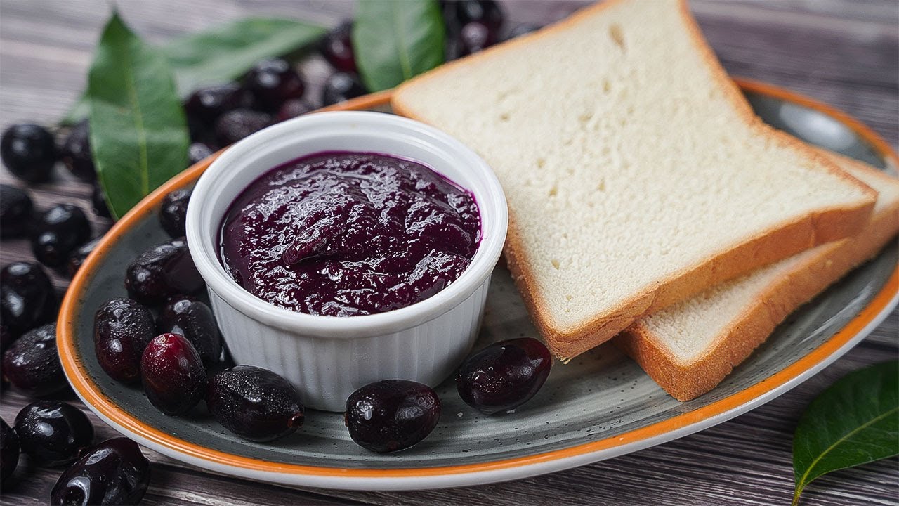 Black Jamun Jam | Java Plum Jam at Home | Homemade Jam Recipe | Yummy ...