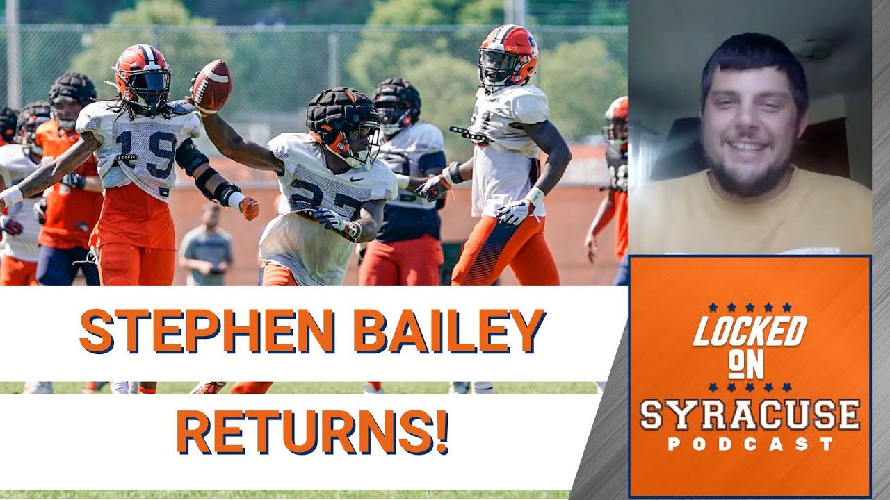 Stephen Bailey Returns for a Training Camp Update! - YouTube