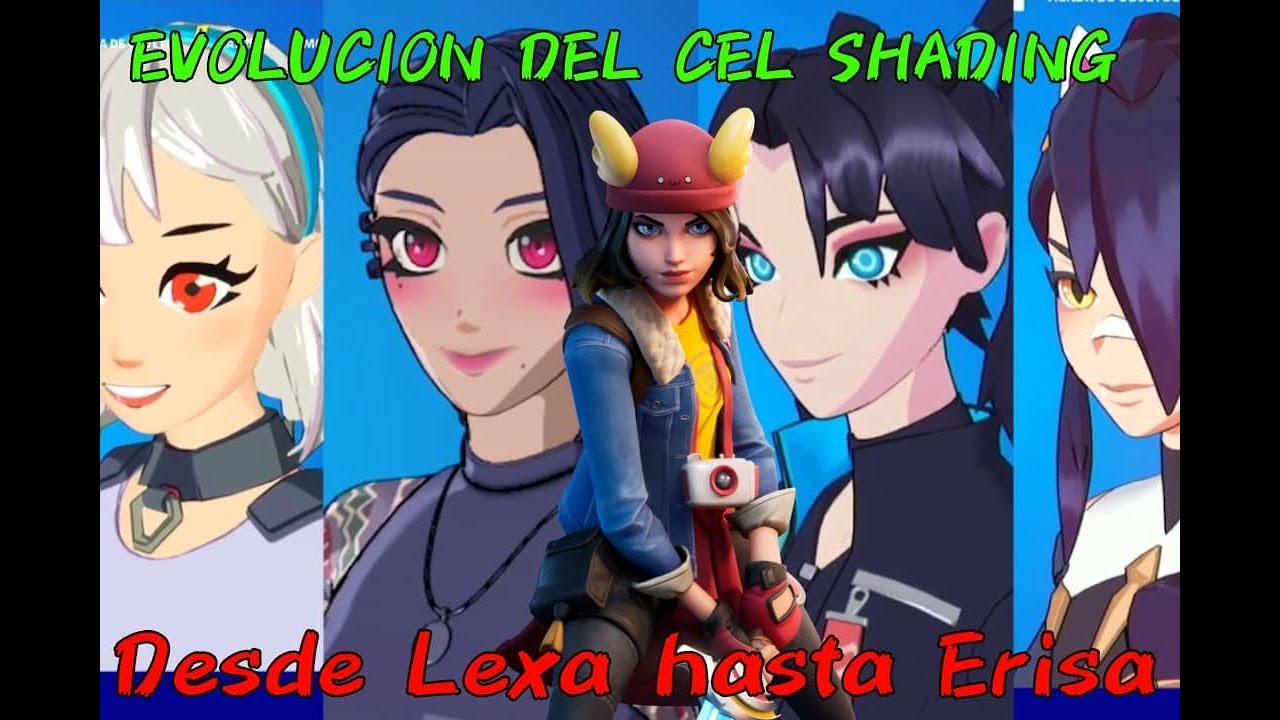 EVOLUCIÓN DEL CEL SHADING EN FORTNITE (HABRÁ MONAS CHINAS) - YouTube