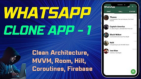 WhatsApp Clone App With Clean Architecture using Kotlin Android Studio || MVVM || Retrofit ...