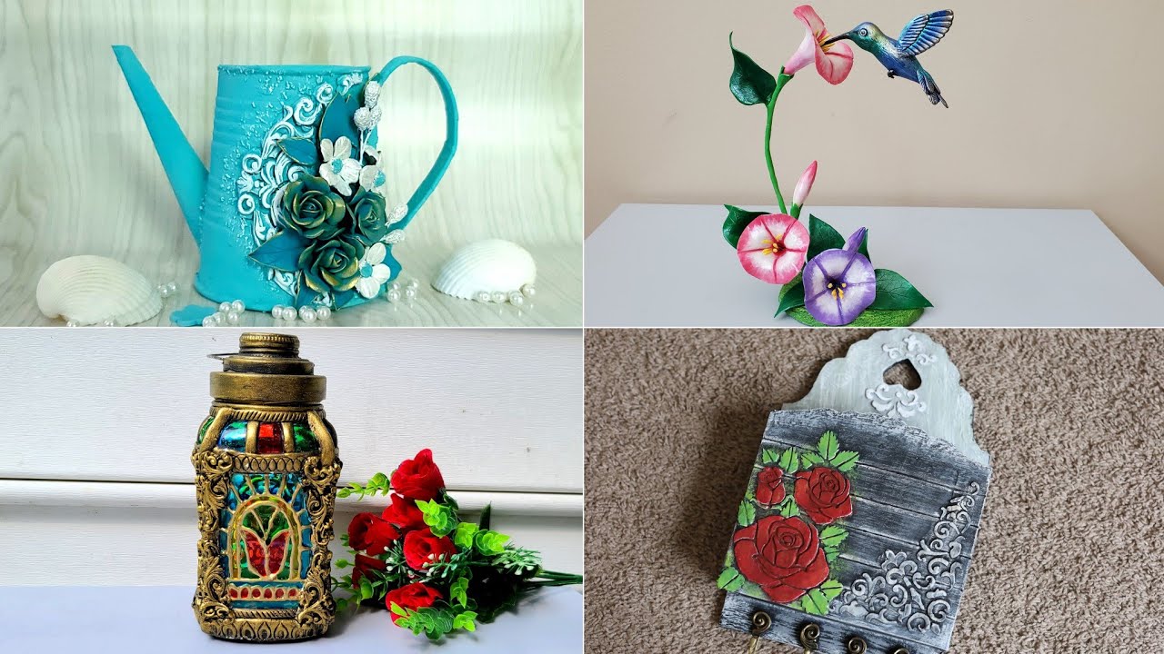 4 Unique decor ideas to try, art and craft, CreativeCat, crafting ideas ...