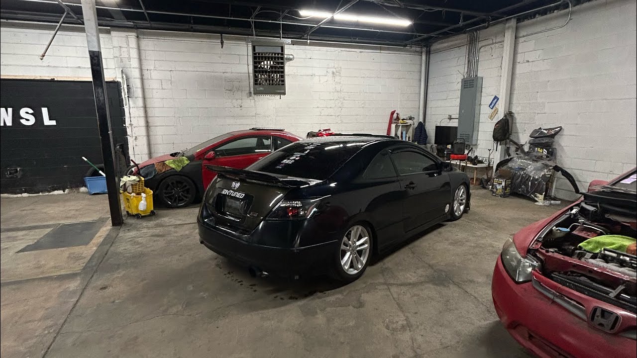 Installing a AEM Cold air Intake on a Fg2 Civic Si 06+ - YouTube