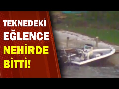 Teknedeki Eğlence Nehirde Bitti! / A Haber | A Haber
