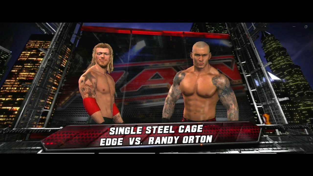 Edge vs. Randy Orton – Steel Cage Match: WWE SmackDown! vs. Raw 2011 ...