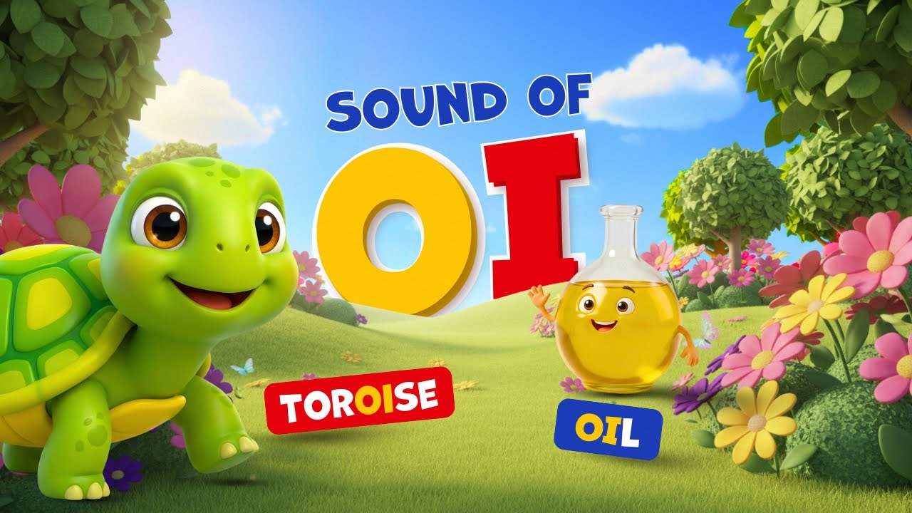 OI Phonics Sound | OI Rhyme & Story for Kids | Beginning & Middle ...
