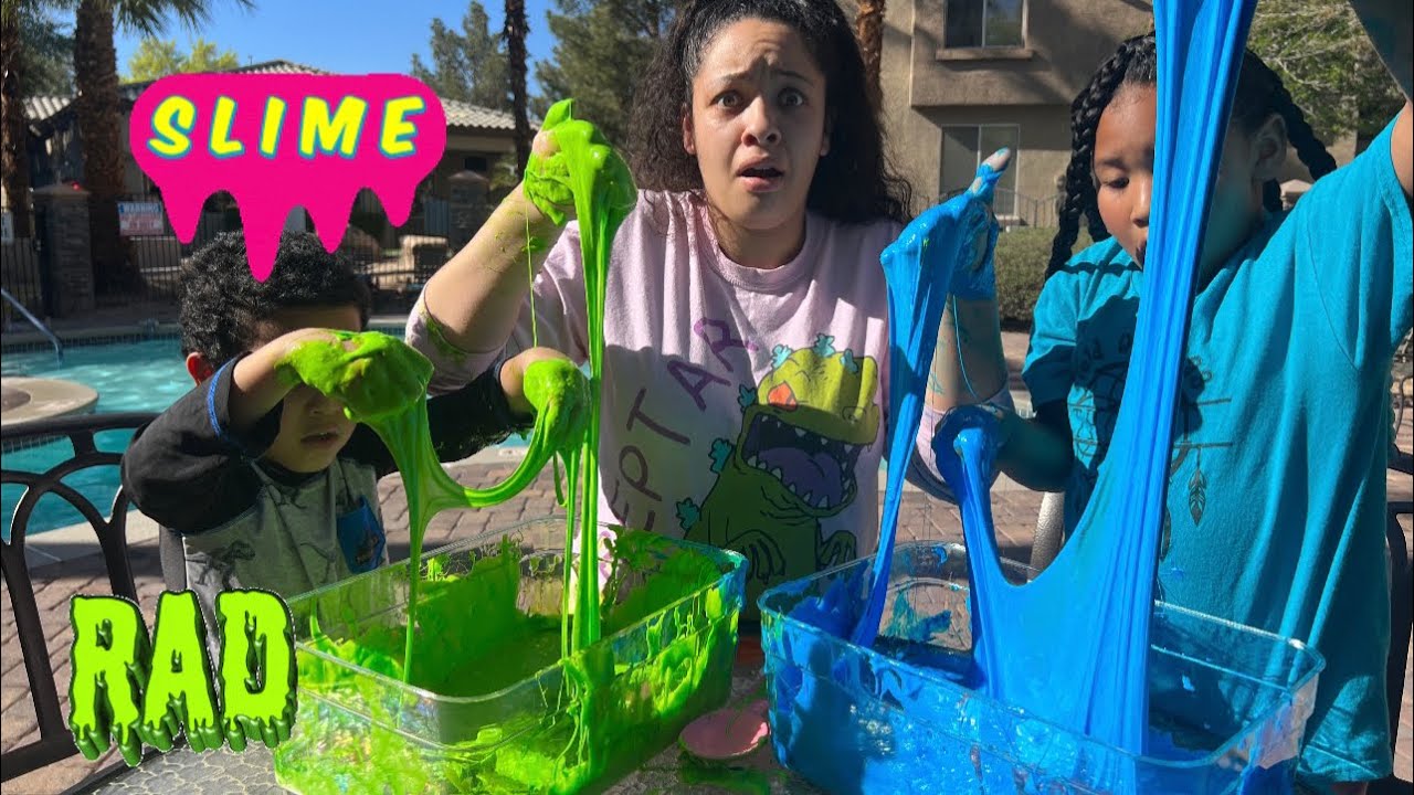 DIY Slime! How To Make The Worlds Biggest Slime 😱 - YouTube