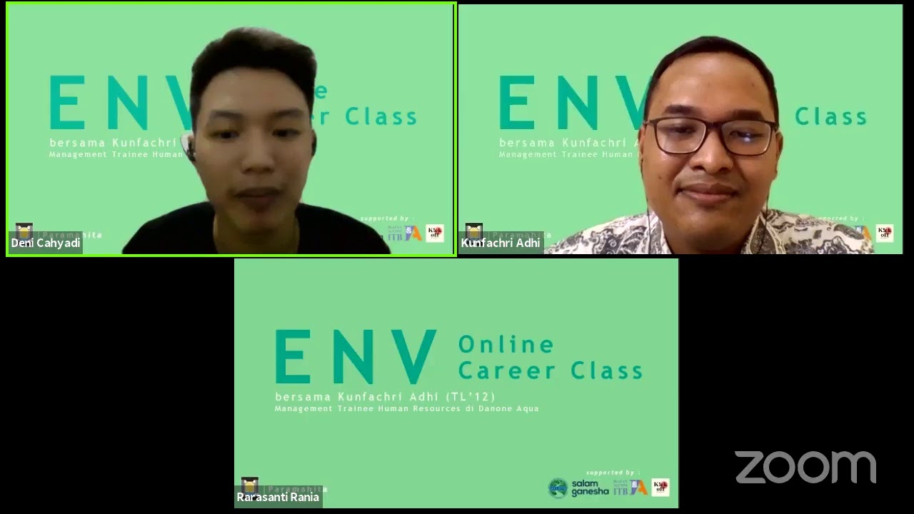 Kick off x HMTL ITB : ENV Online Career Class - YouTube