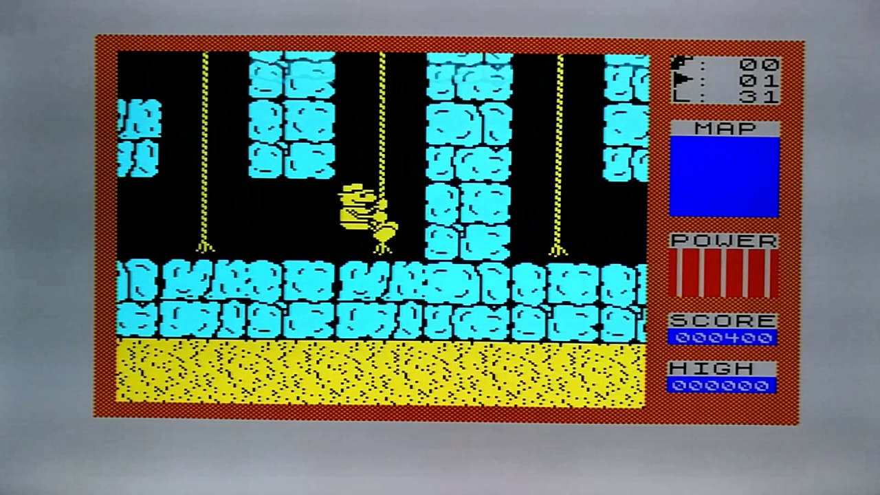 Fred Unemulated zx spectrum game video - YouTube