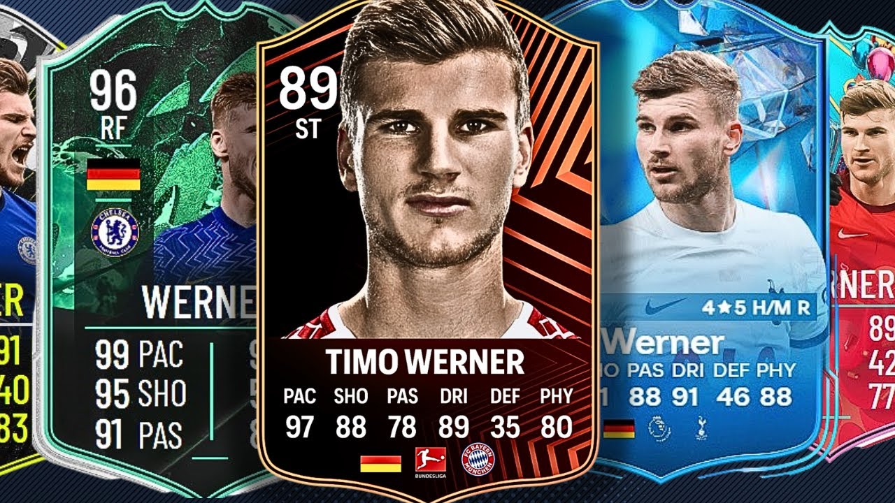 TIMO WERNER | TODAS FIFA CARDS - YouTube