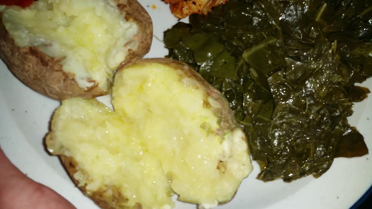 baked tater and fish - YouTube