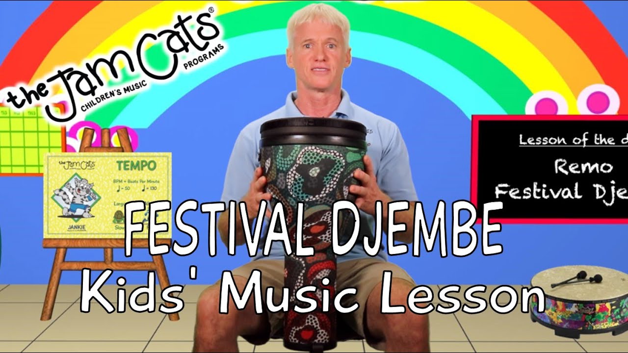 Kids Play Along Drum Lesson - Festival Djembe by Remo | Music ...
