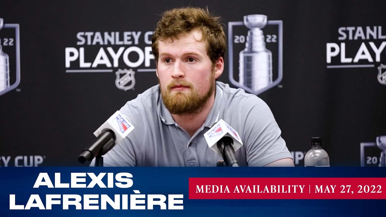 New York Rangers: Alexis Lafrenière Media Availability | May 27, 2022 ...