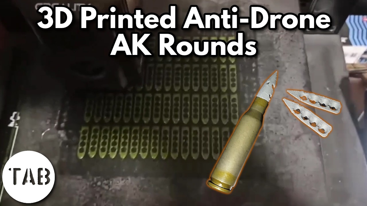 3D Printed Anti-Drone AK Rounds - YouTube