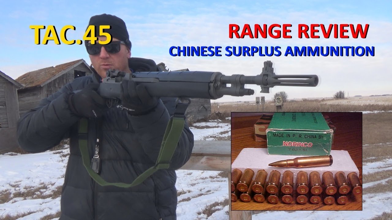 NORINCO .308/ 7.62mmx51mm CHINESE AMMO REVIEW - YouTube