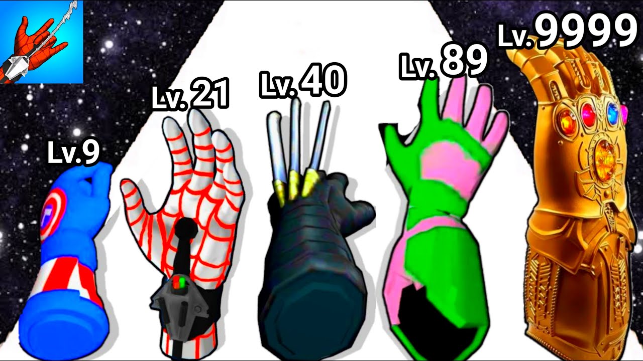 Superhero Hand Warrior Run - Level Up Super Hand Max Level Gameplay ...