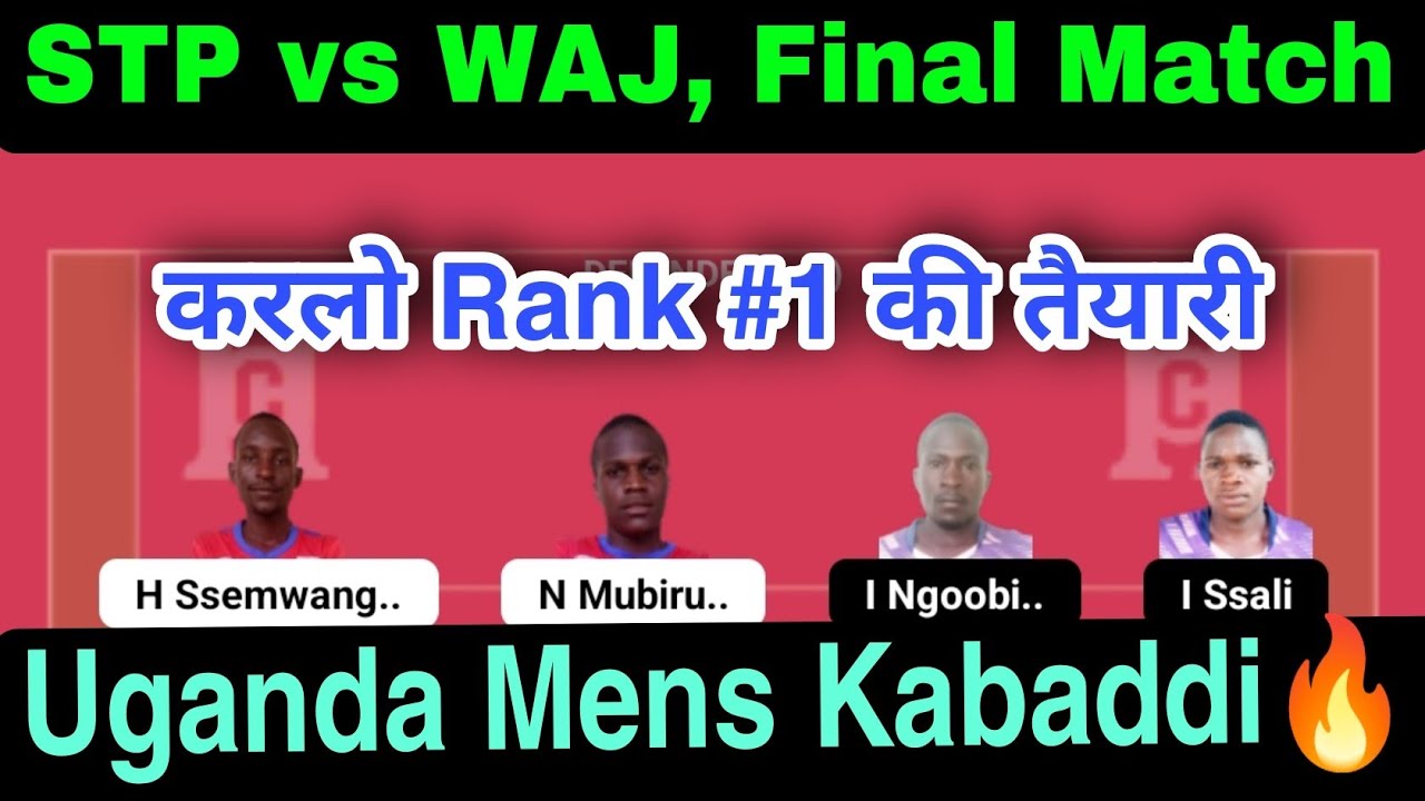 STP vs WAJ Dream11 Kabaddi Team, stp vs waj dream11 prediction, stp vs ...