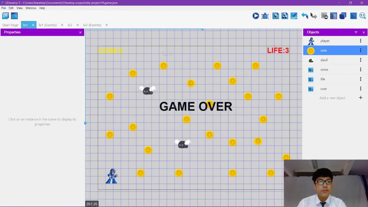 สร้างเกมโดยใช้ GDevelop 5 - YouTube