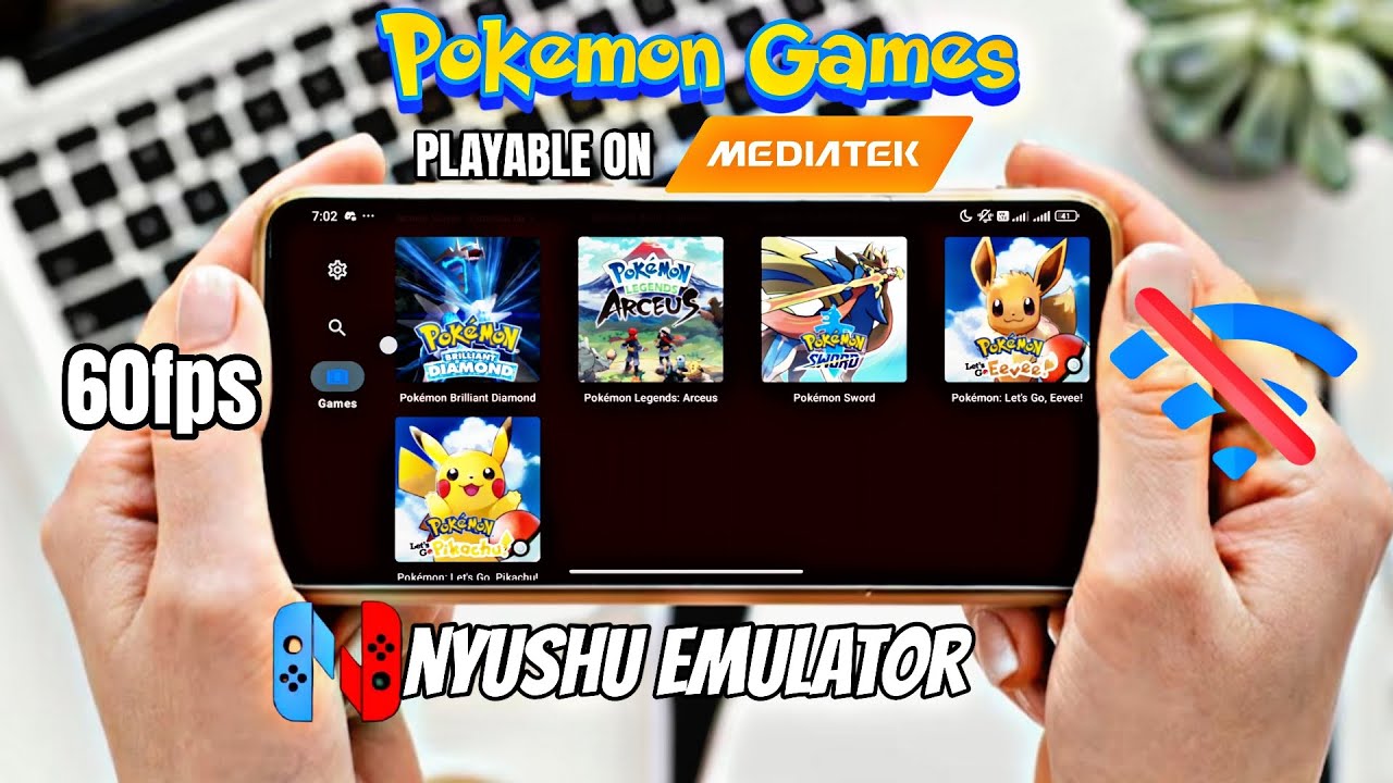 Pokémon Games with Nyushu Emulator on Android MediaTek Devices - YouTube