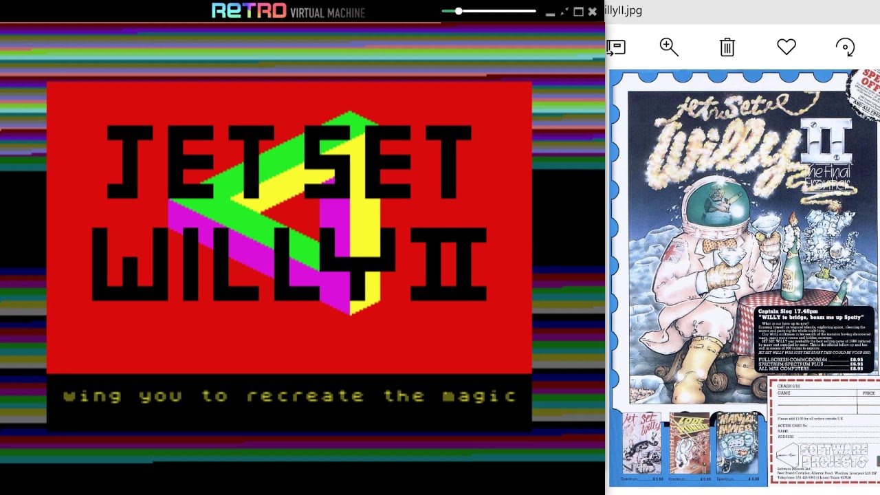 Jet Set Willy II The Final Frontier [Satansoft] - ZX Spectrum - Retro ...