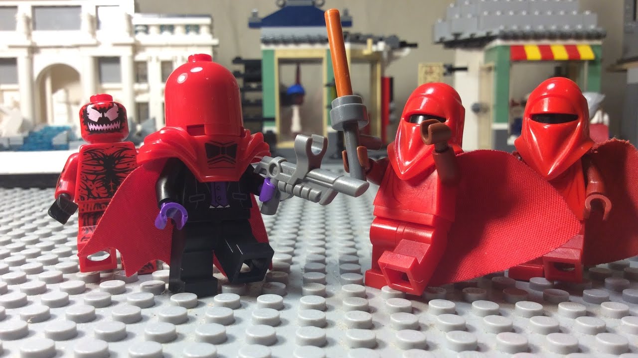 LEGO Red Hood Vs Red Guard - YouTube