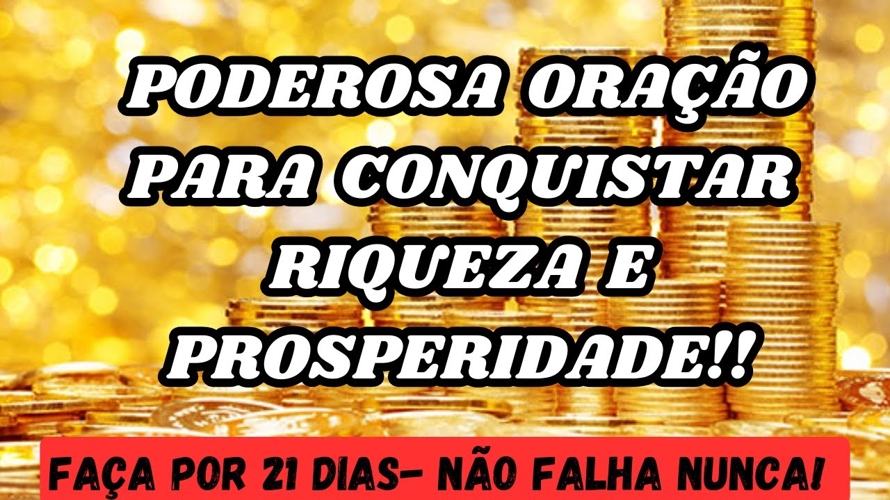 Oração poderosa para Riqueza e Prosperidade! - YouTube