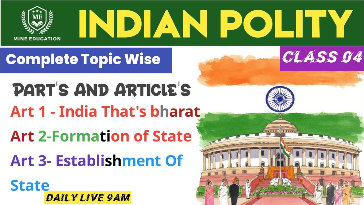 Indian Polity Explained | Understanding Indian Constitution, Governance ...