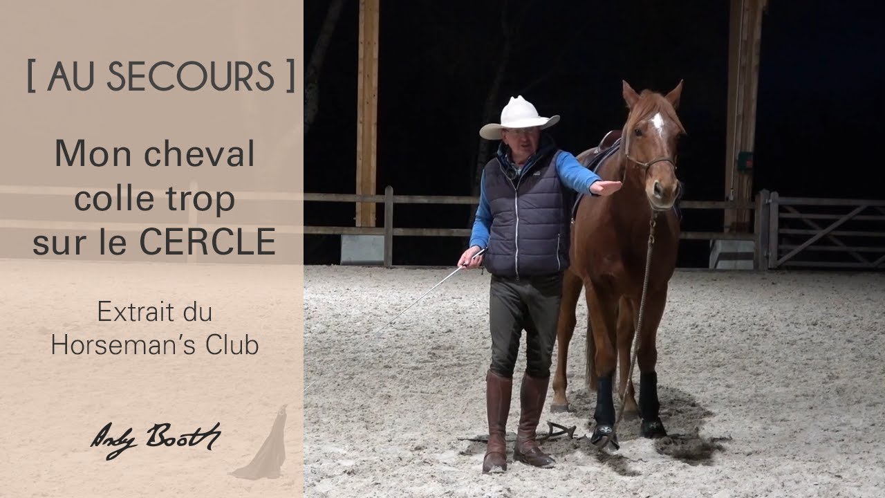 [Au Secours] Mon cheval me colle trop sur le cercle ! - YouTube