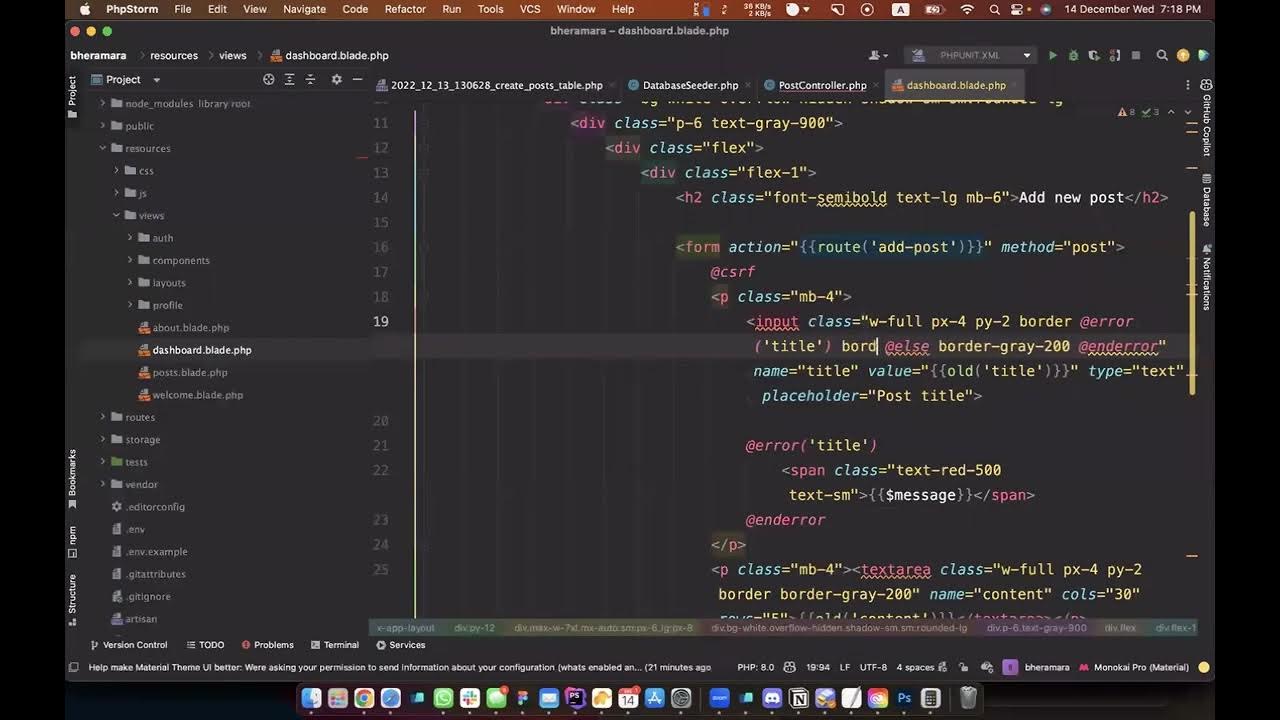 Journey to Vue & Laravel - Class - 5 - YouTube