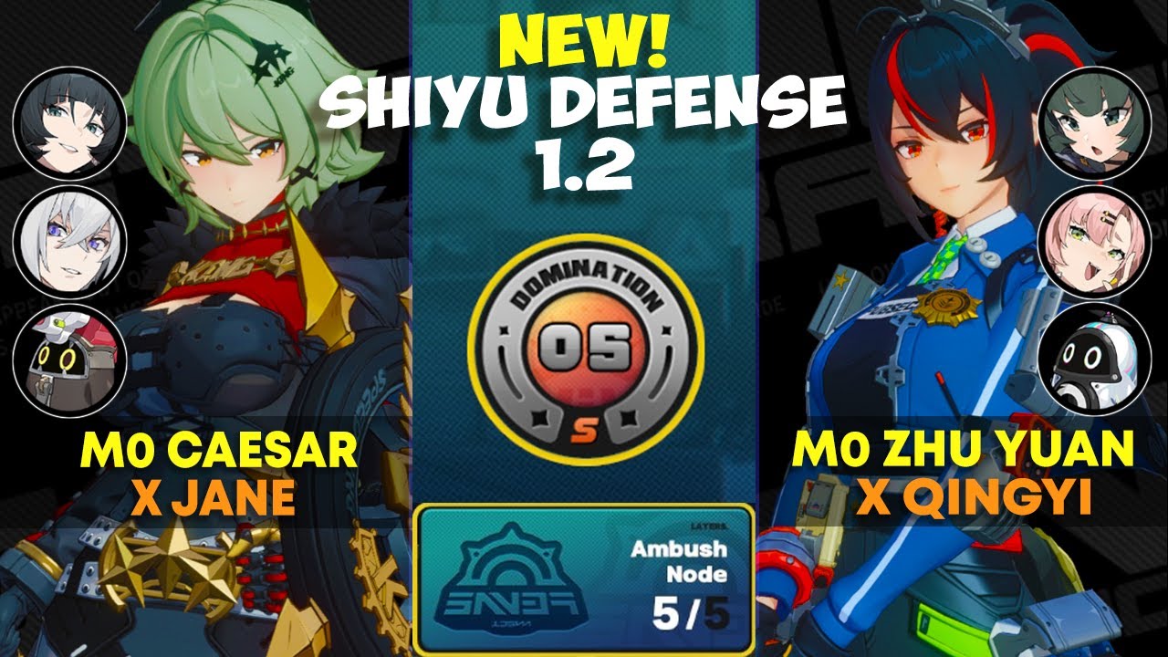 M0 Caesar x Jane & M0 Zhu Yuan | NEW! Shiyu Defense 1.2 Ambush Node ...