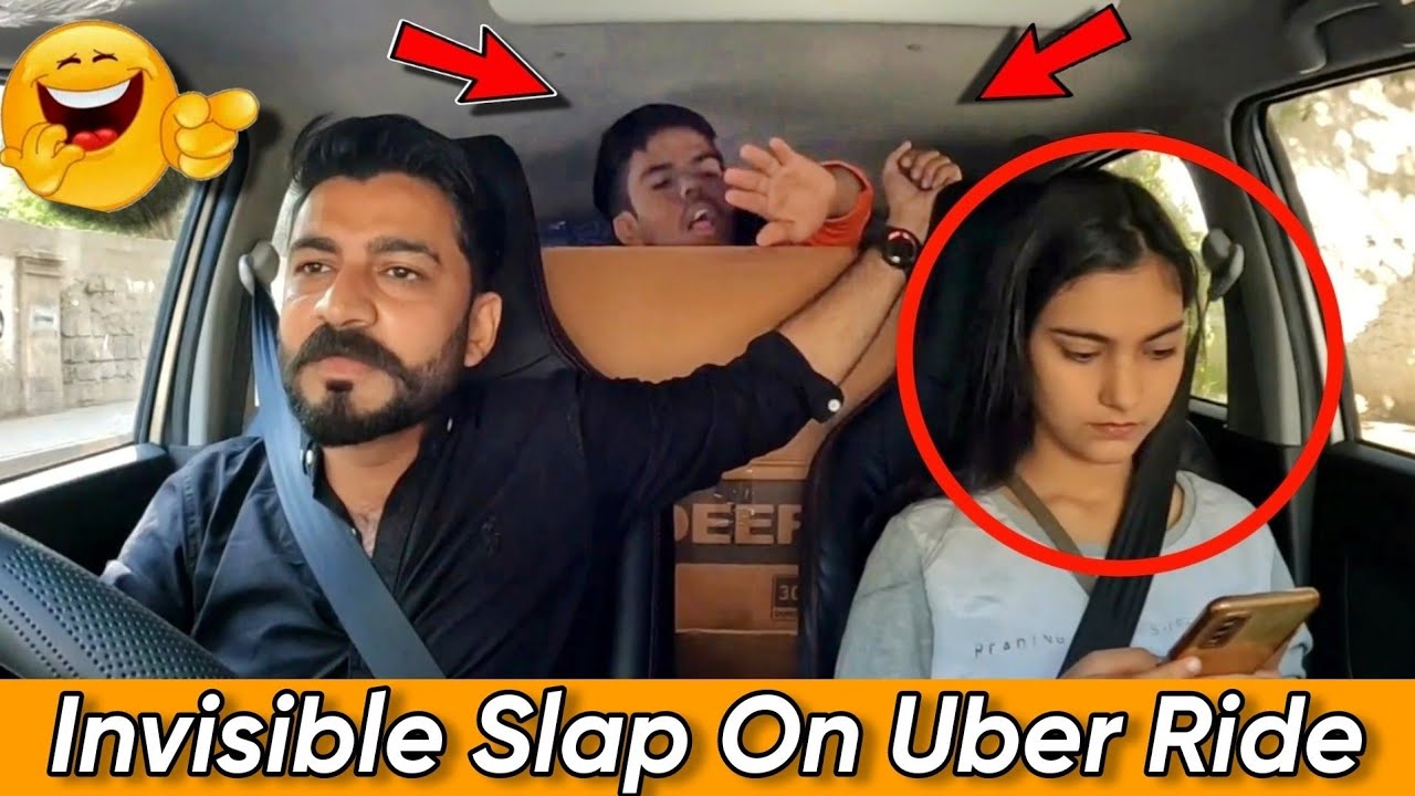 Invisible Slap On Uber Ride With Cute Girl || Slapping Prank || Our ...