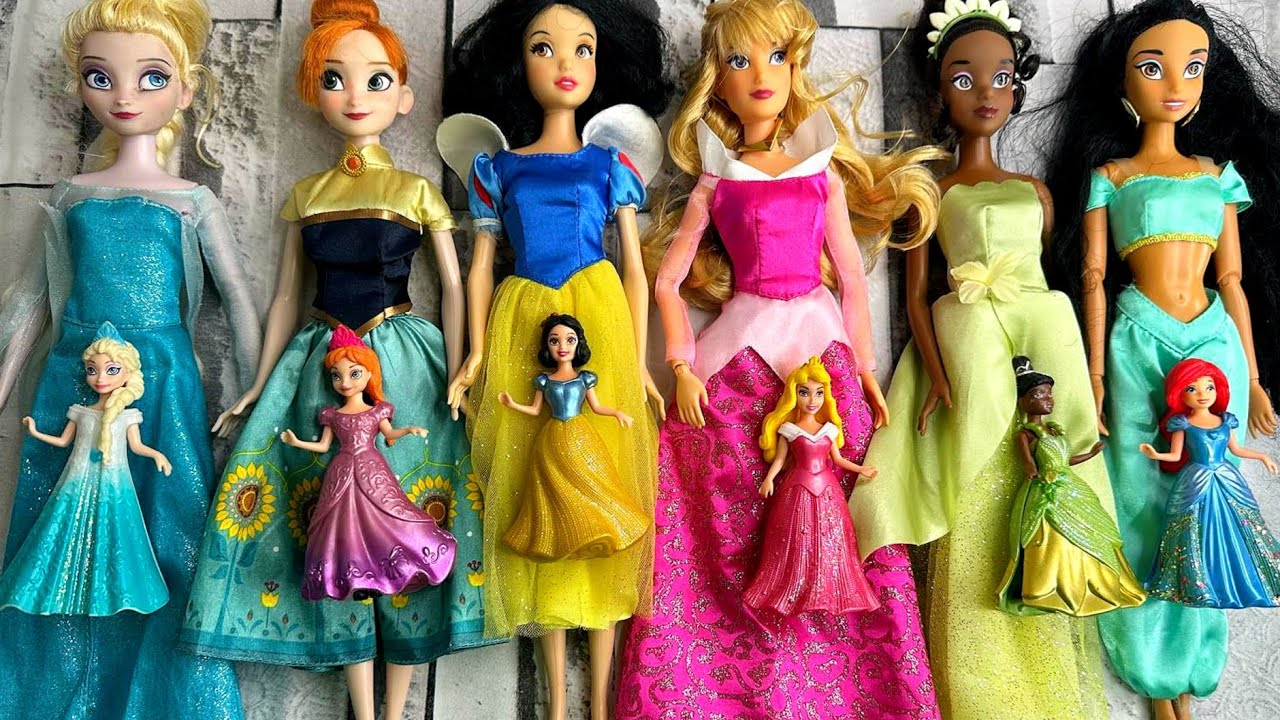 Disney Princess Doll Makeover ~ DIY Miniature Ideas for Barbie - Dress ...